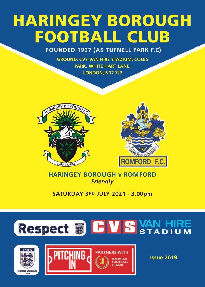Programmes 2021/2022 – Haringey Borough FC