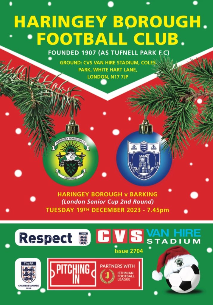 Programmes 2023/2024 – Haringey Borough FC
